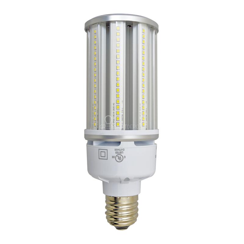 54W LED Corn Light Bulb – Replacement for Fixture 250W MH/ HPS/ HID – 5 ...